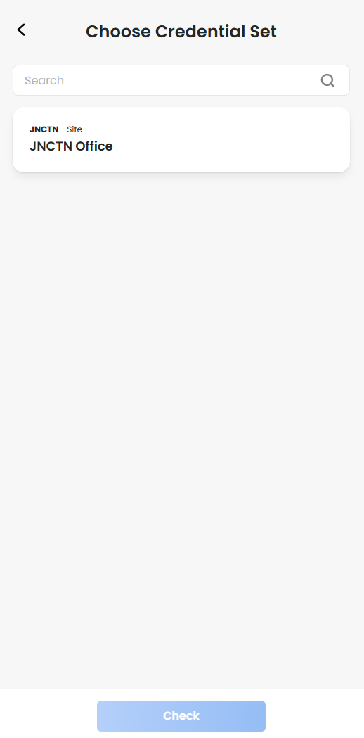 Check My Credentials – JNCTN